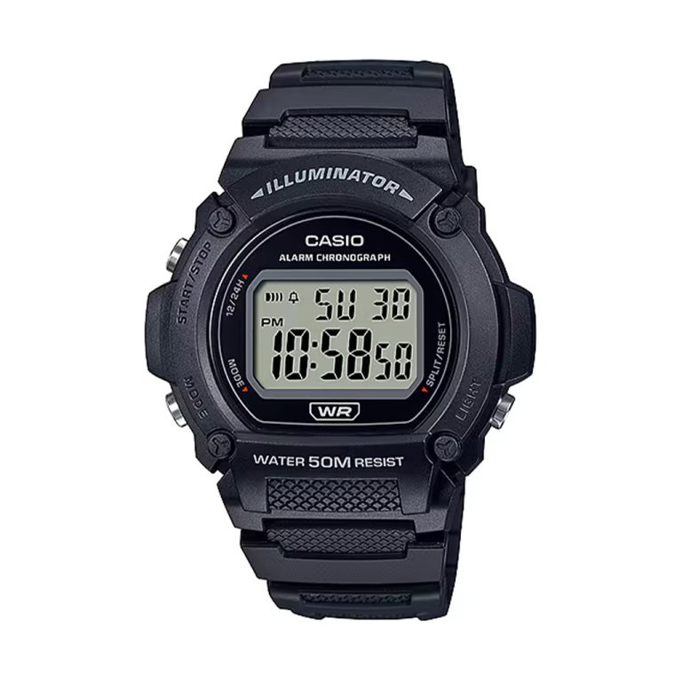Reloj Casio Classic W-219H-1AVCF - Digital, Negro, - Watch-Five